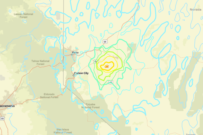5.7-magnitude earthquake hits in Nevada, followed by more than two ...