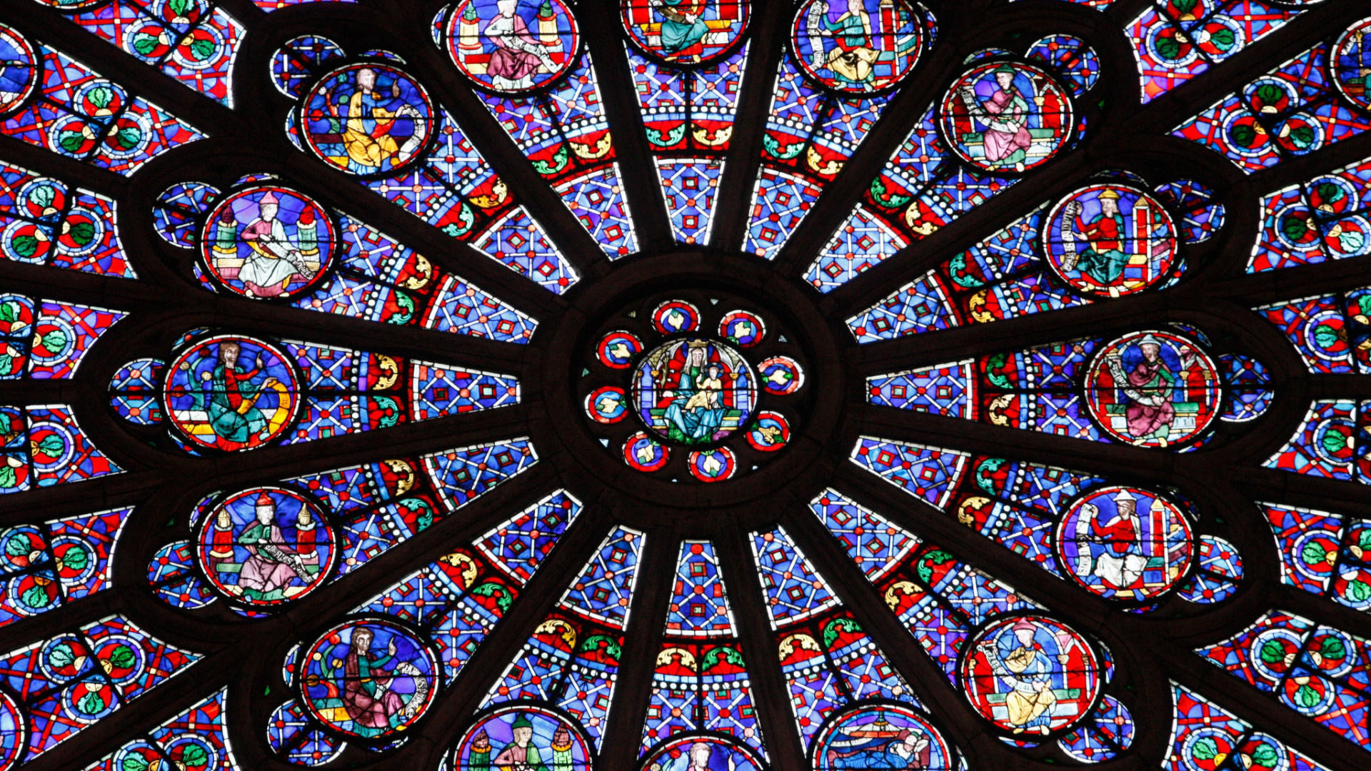 The stained-glass masterpieces known as rose windows