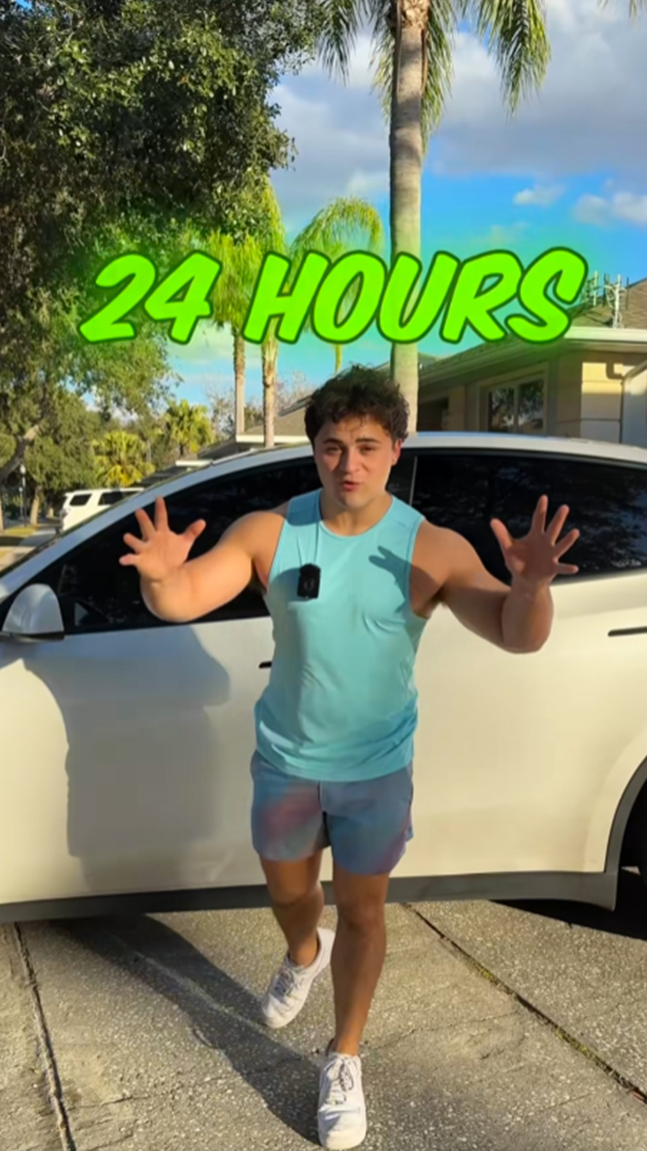 Spending an entire day in a Tesla: 24-hour survival challenge tested