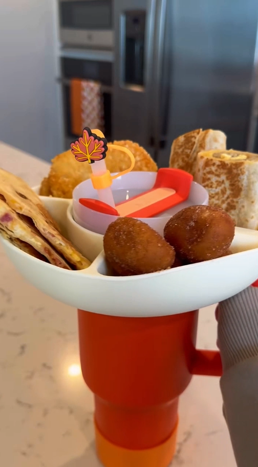 Satisfying restock: Stanley Cup breakfast bathroom ASMR
