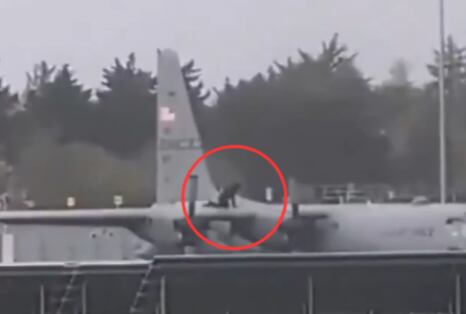 Man arrested for damaging US military plane with axe at Shannon Airport
