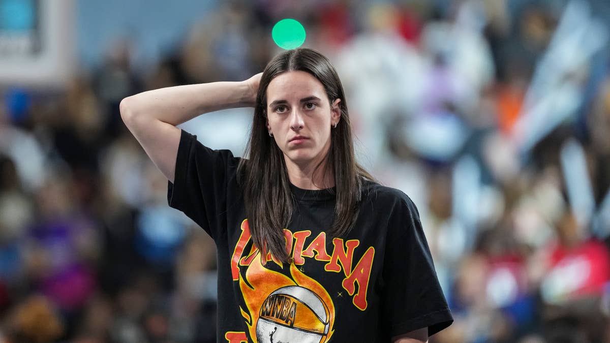 Awkward moment between Caitlin Clark, Fever rookie Raven Johnson ...