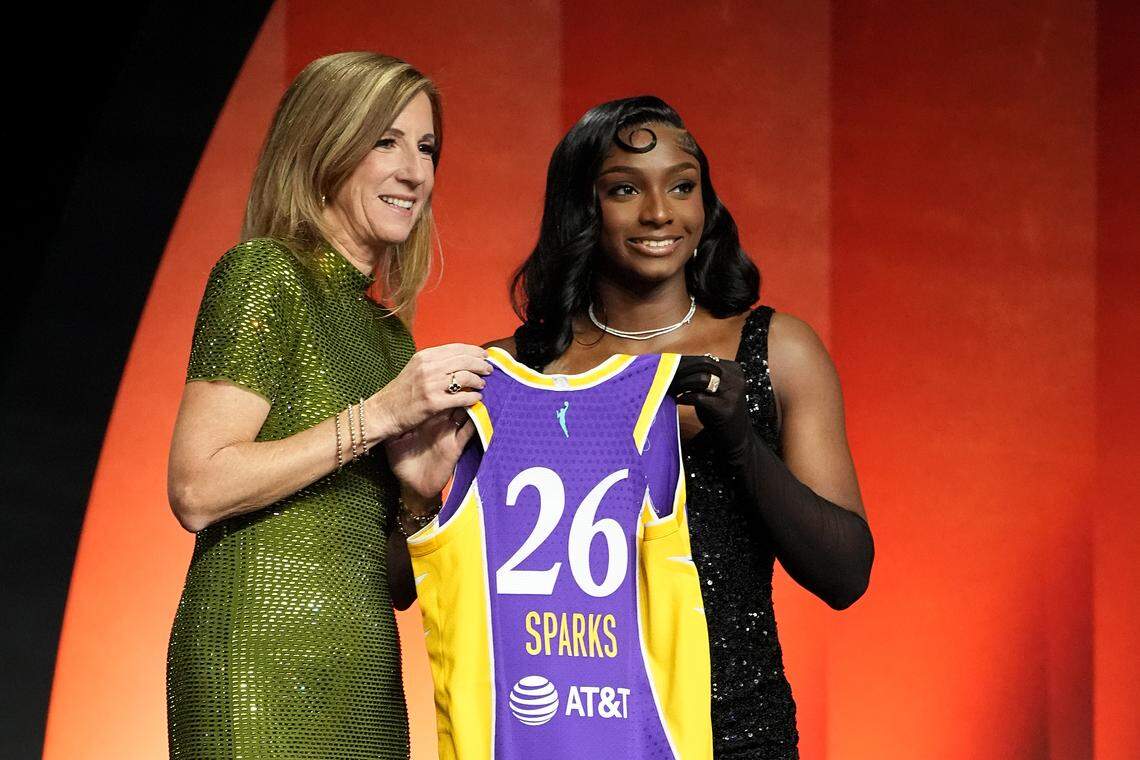 Ta'Niya Latson taken by Los Angeles Sparks in 2026 WNBA draft