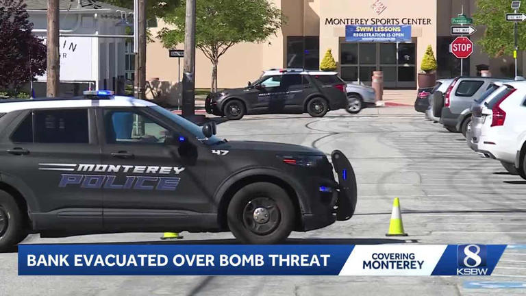 Woman arrested after alleged bomb threat targeting a Monterey bank