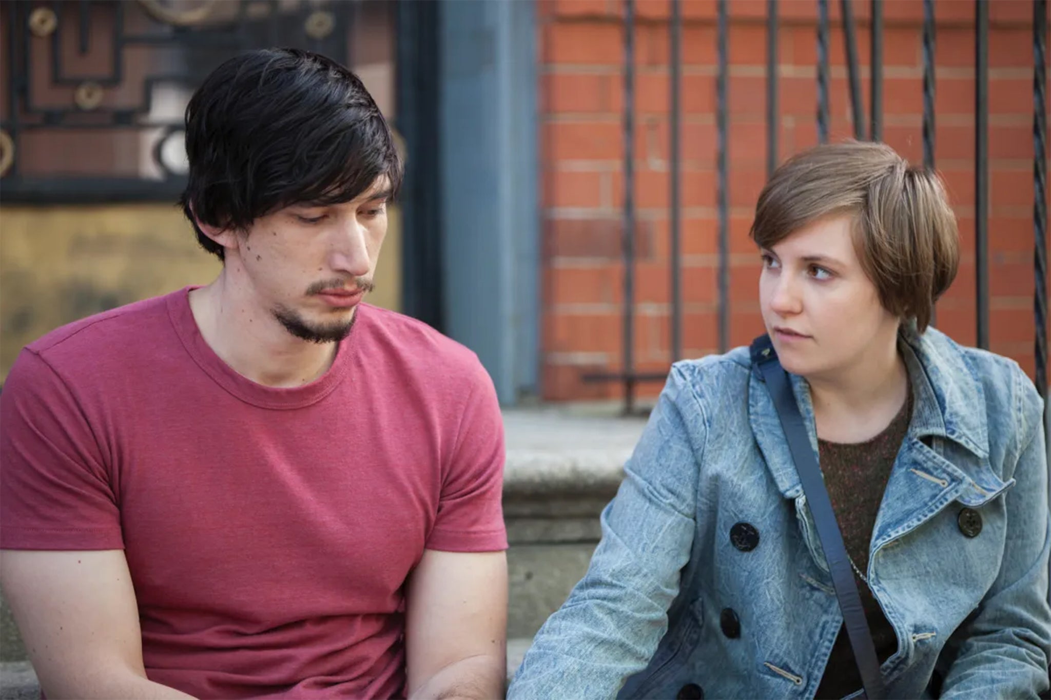 Girls star swerves question about Adam Driver after Lena Dunham claim