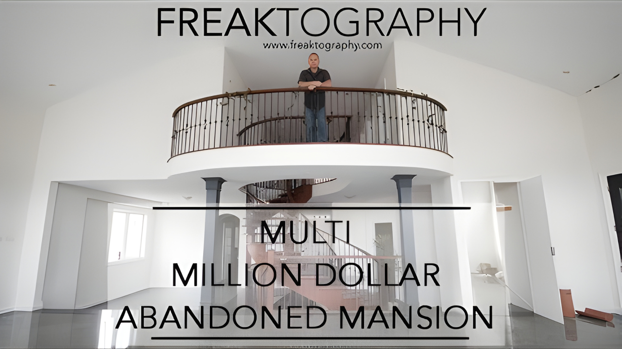 Abandoned multi-million dollar custom mansion urban exploration