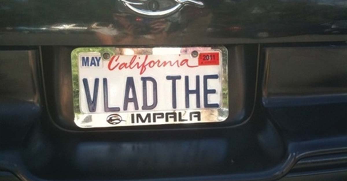16 license plates that are smarter than the drivers