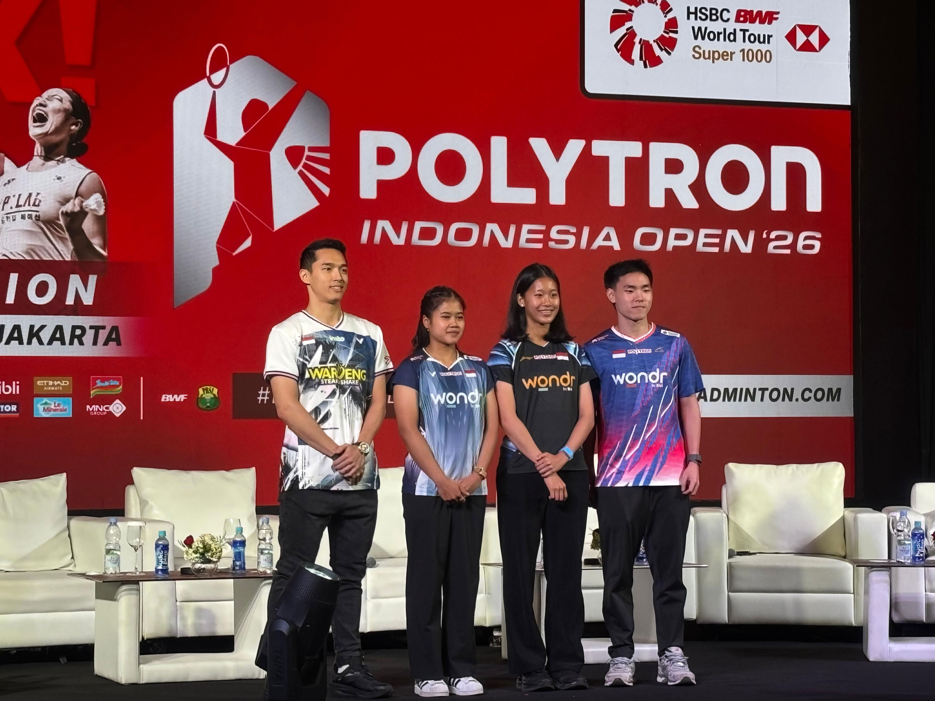 Hasil undian Indonesia Open 2026 - Tuan rumah berkekuatan 19 wakil, 1 ...