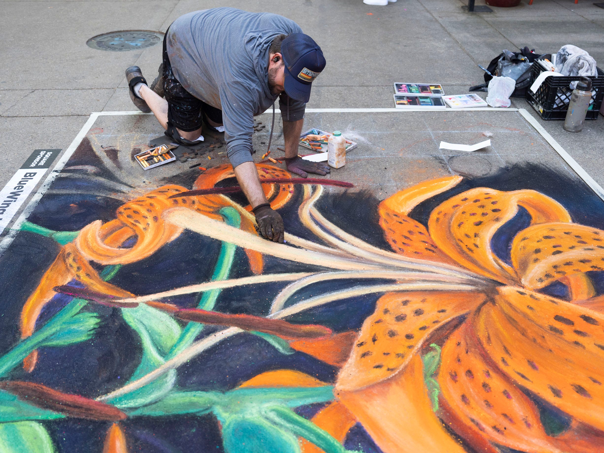 Chalk Walk turns downtown sidewalks into an outdoor art gallery