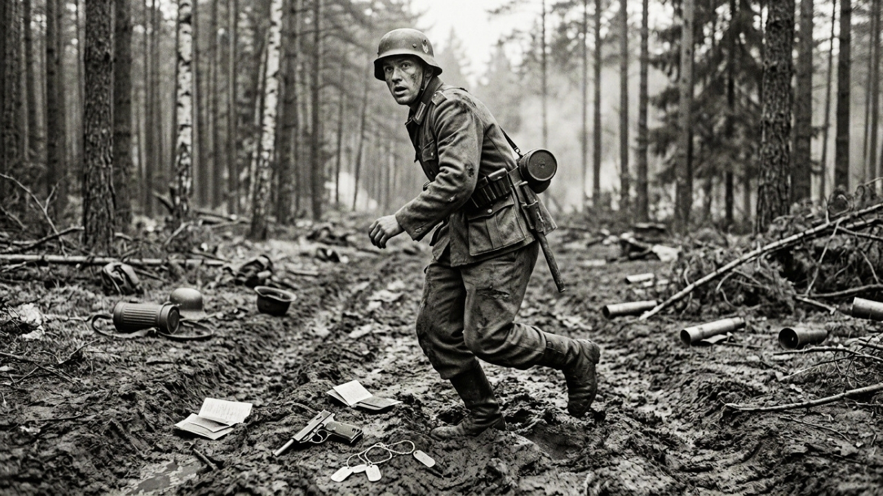 Walther P38 and dog tags exposed a chaotic Eastern Front retreat