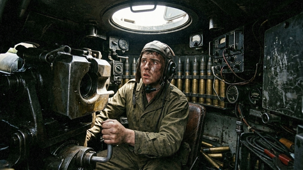Inside the Fury Sherman Where Crews Were Trapped