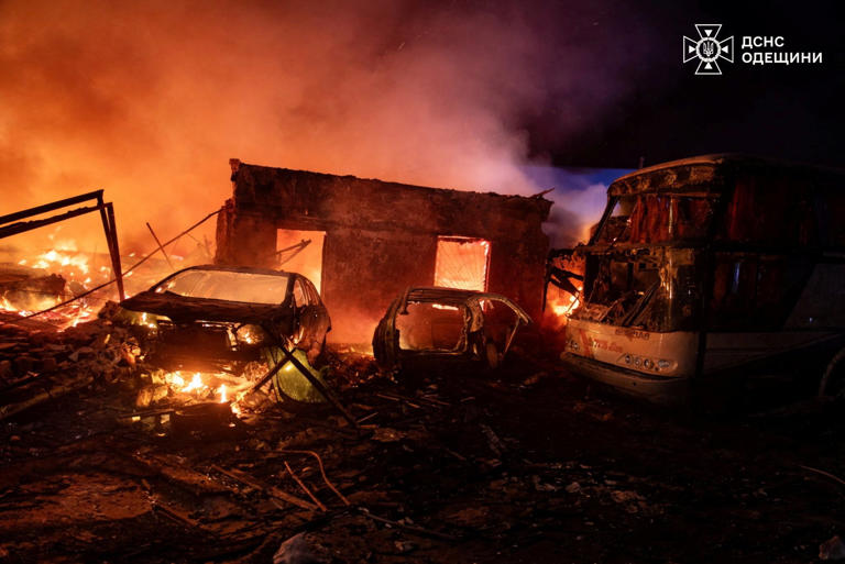 Ukraine live: Putin’s forces surrender to army robots, Zelensky says