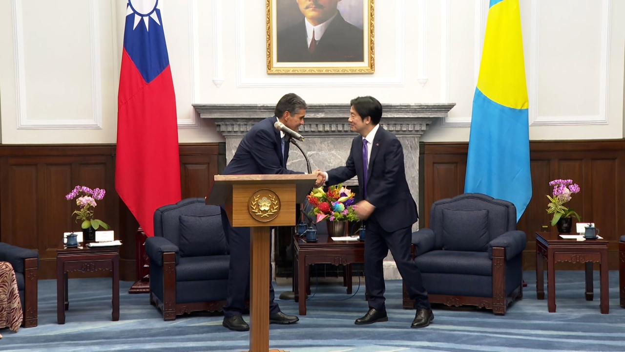 Palau president: China 'very outspoken' on Taiwan ties