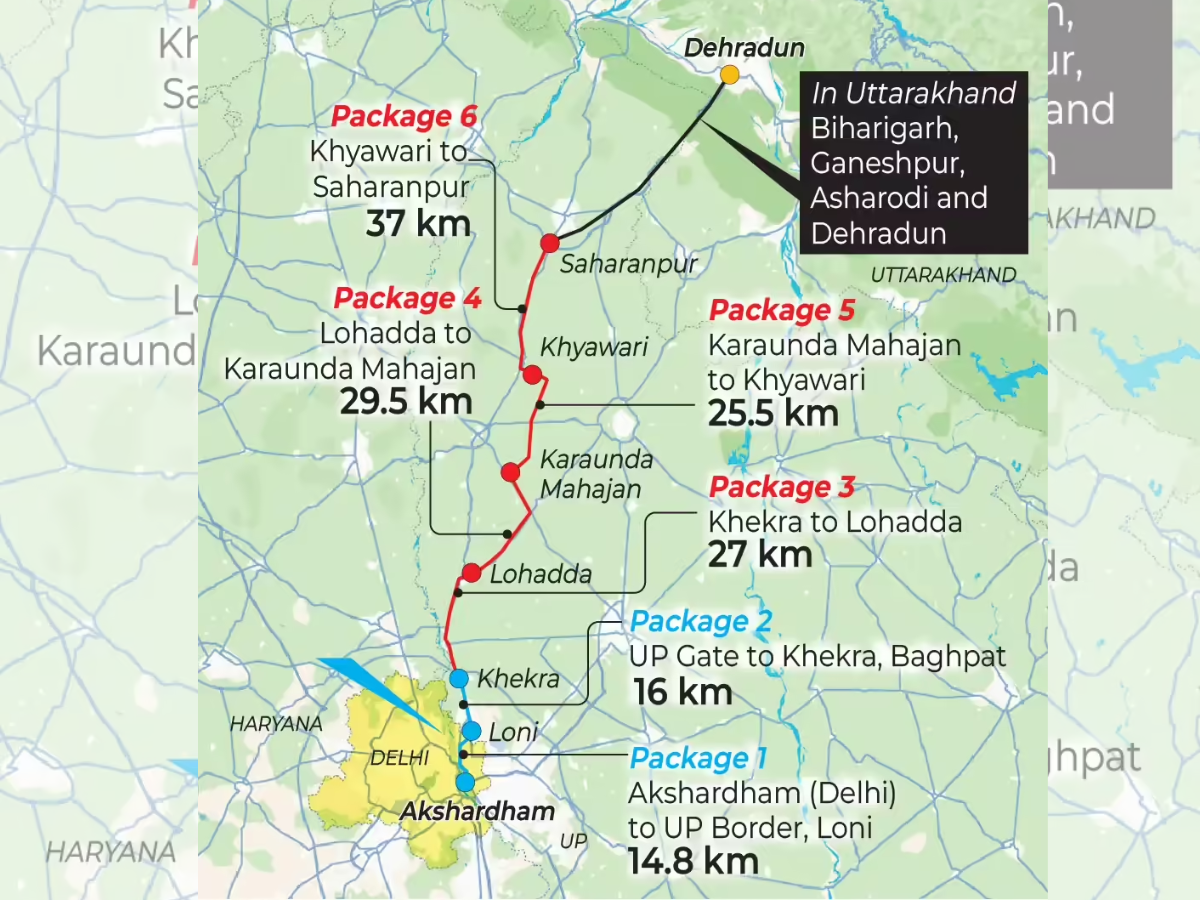 Delhi-Dehradun Expressway opens: Route, map, toll charges, entry, exit ...