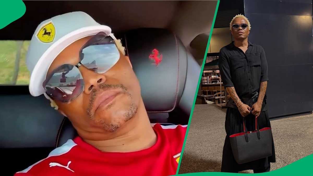 Somizi claps back after fans comment on his looks in new clip: "The liver"