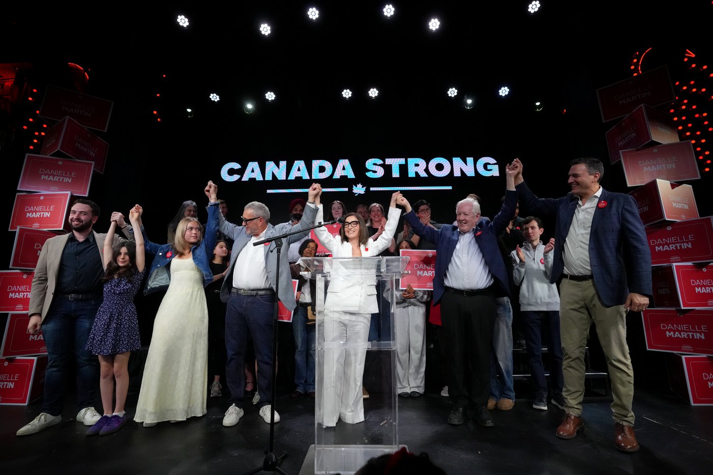 Liberals set to form historic majority government after sweeping three ...