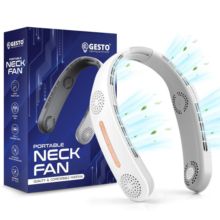 Beat the heat in style: Best portable neck fans for summer