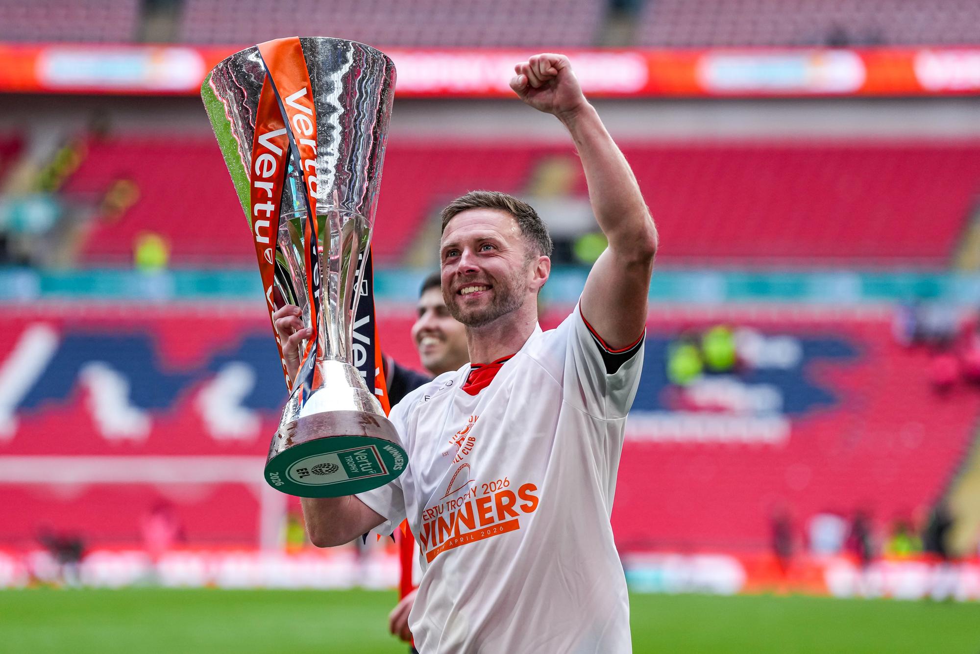 Popular Clark thrilled to be a two-time Wembley winner with Luton Town