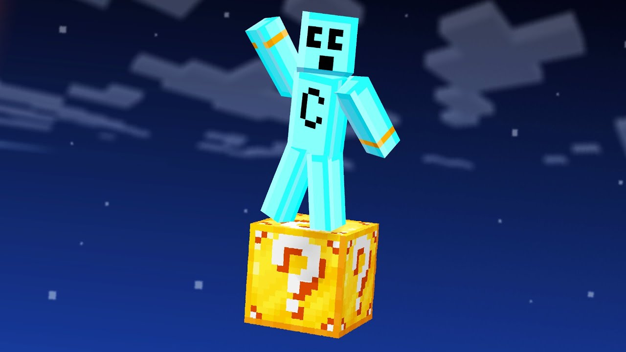 How I survived in a world made of only one lucky block