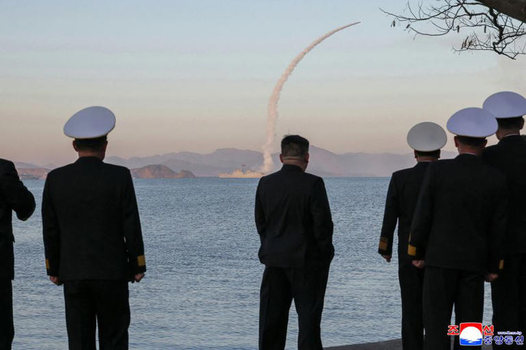 Kim Jong Un shows off shiny new boat to hide his blushes after ...