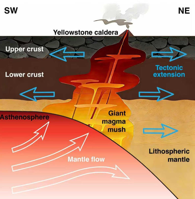 Yellowstone nearing eruption as new study finds magma brimming below ...