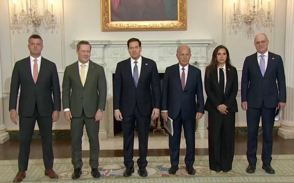 Israel, Lebanon envoys begin historic meeting in DC to discuss peace ...