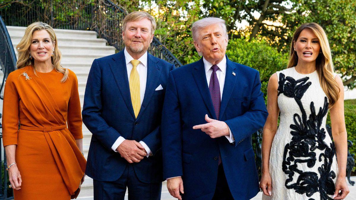 Donald Trump's height revealed in telling photo with Dutch king