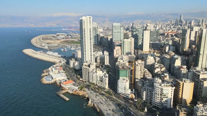 Beirut, Lebanon: Drone views of a resilient city