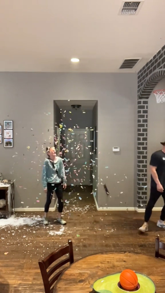 A playful balloon moment for couples
