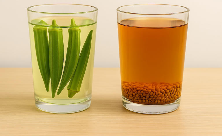 Okra water vs methi water: Which is better for a fatty liver?