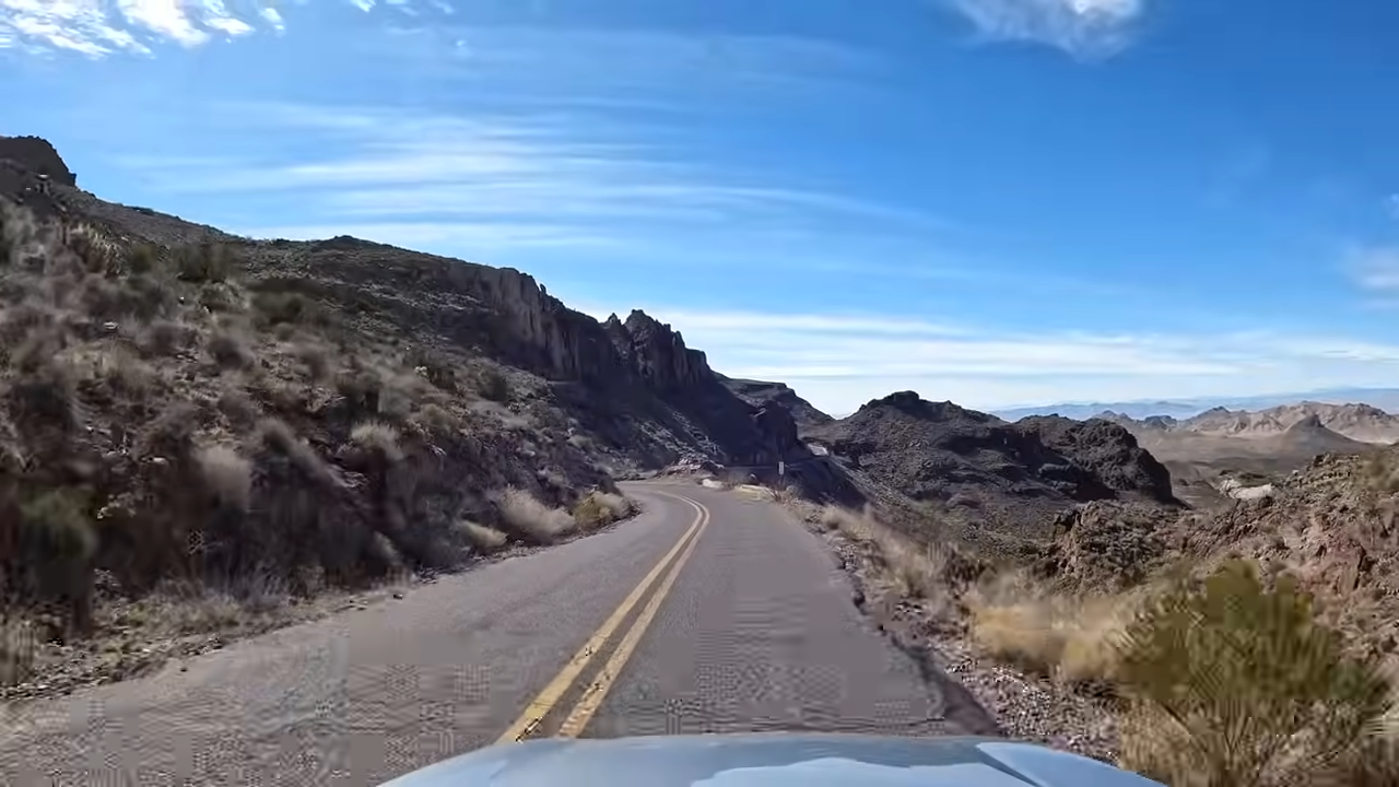The steepest road on Route 66... drivers had to go backwards
