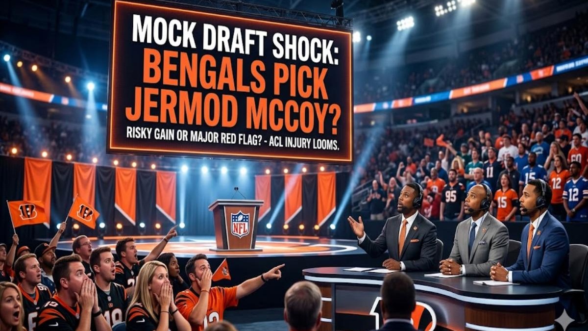 NFL draft shock: Bengals linked to risky Jermod McCoy pick despite ...