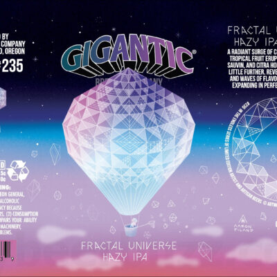 Gigantic Brewing unveils Fractal Universe Hazy IPA for 2026 release