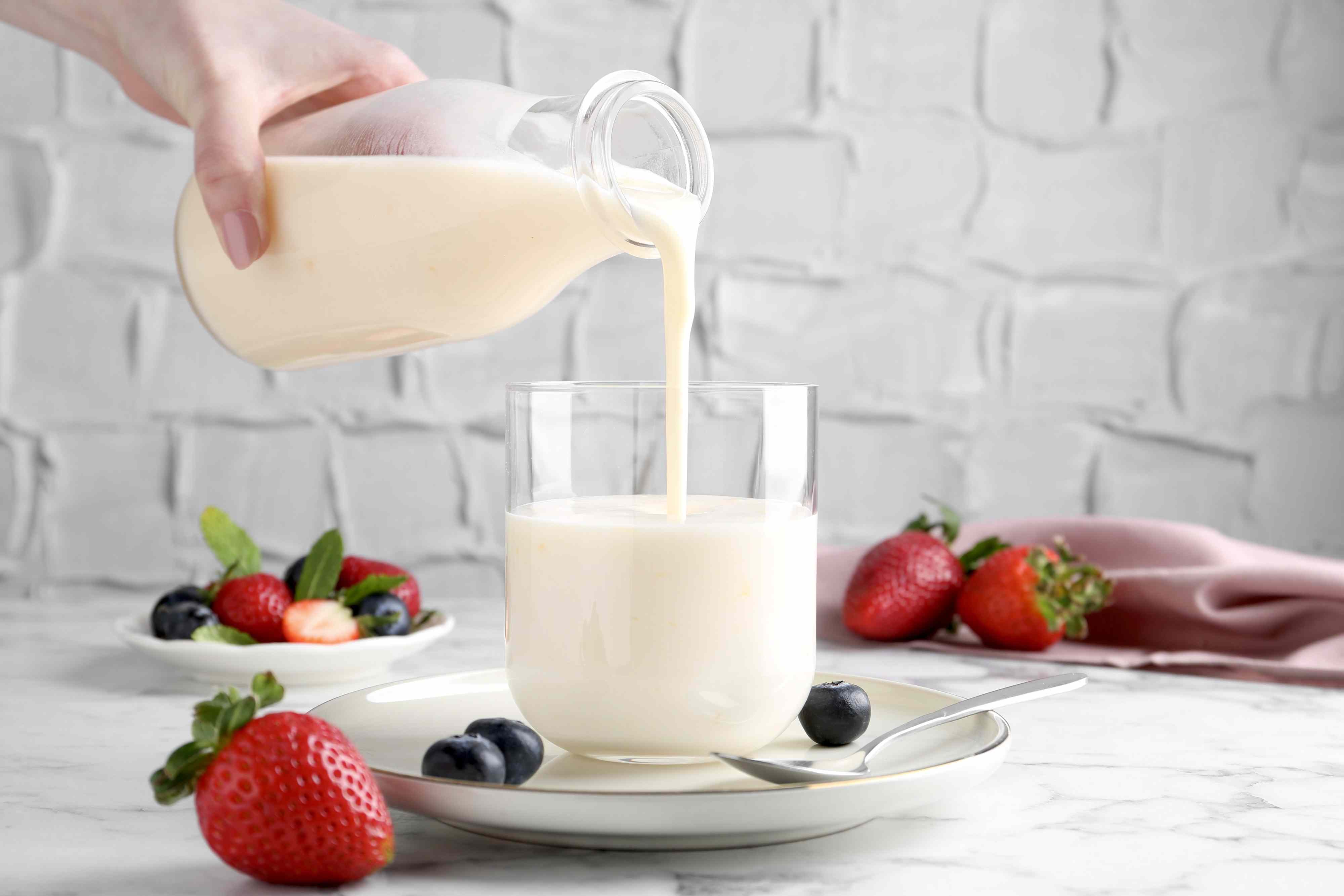 What happens to your blood pressure when you drink kefir