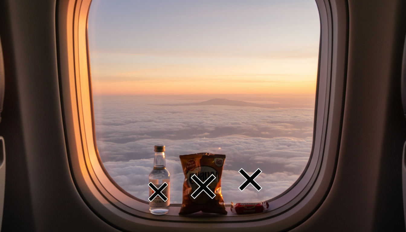 The in-flight no-fly list: 6 foods & drinks to avoid for a better journey