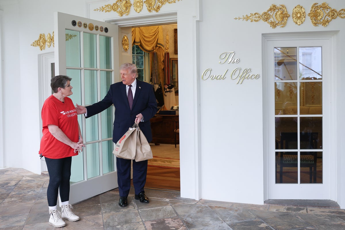 Newsom’s team points out the irony of Trump’s DoorDash stunt