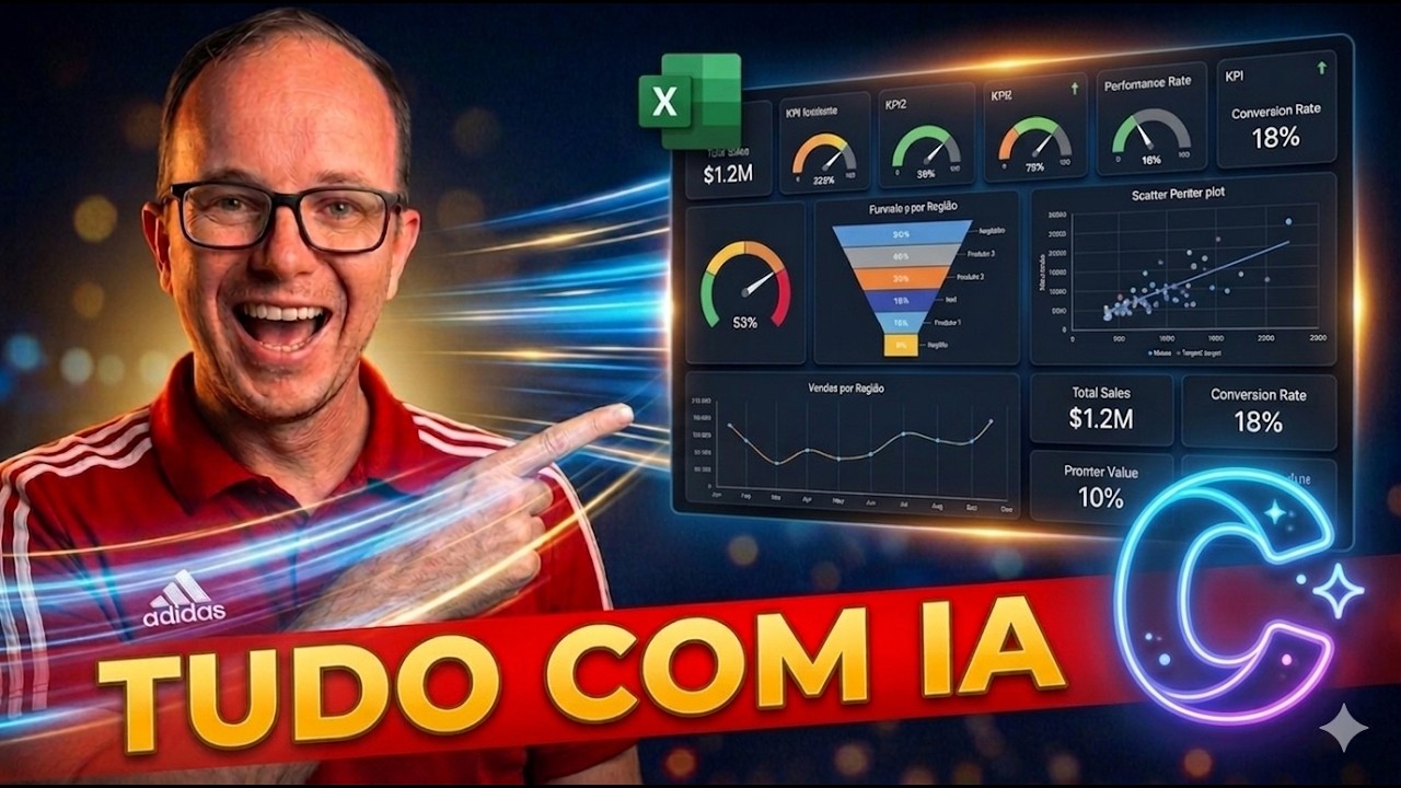 Criei um dashboard em 5 minutos usando IA passo a passo