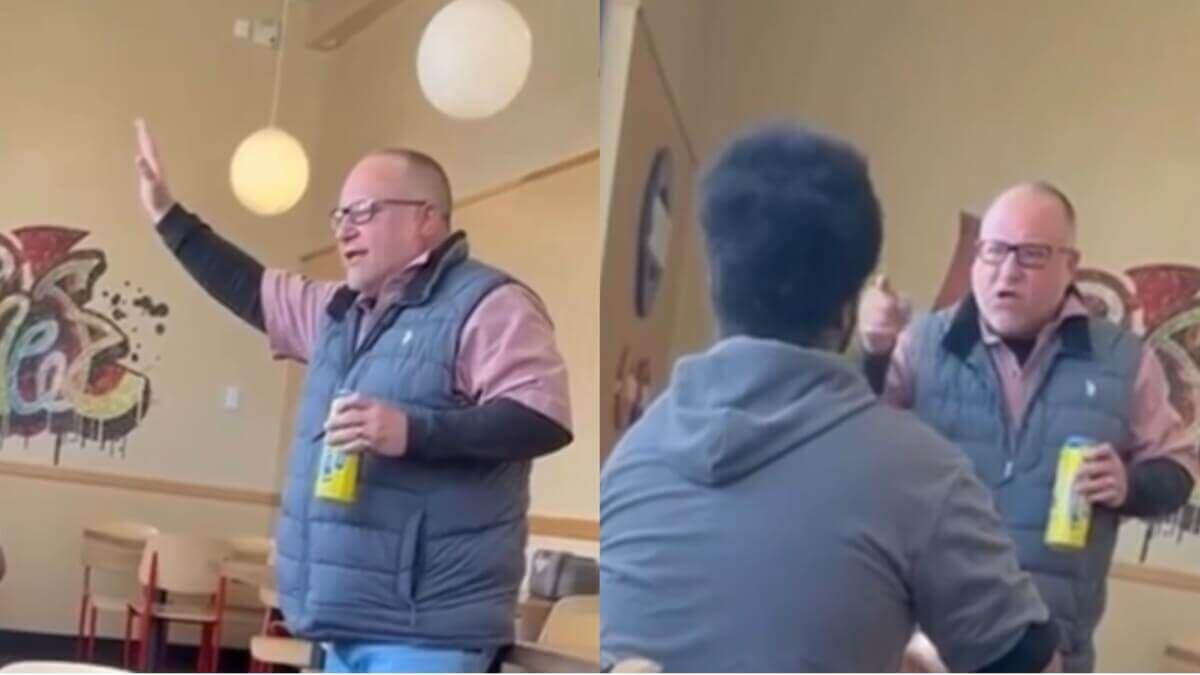 'You didn't greet me properly!': White man harasses Black customer at ...