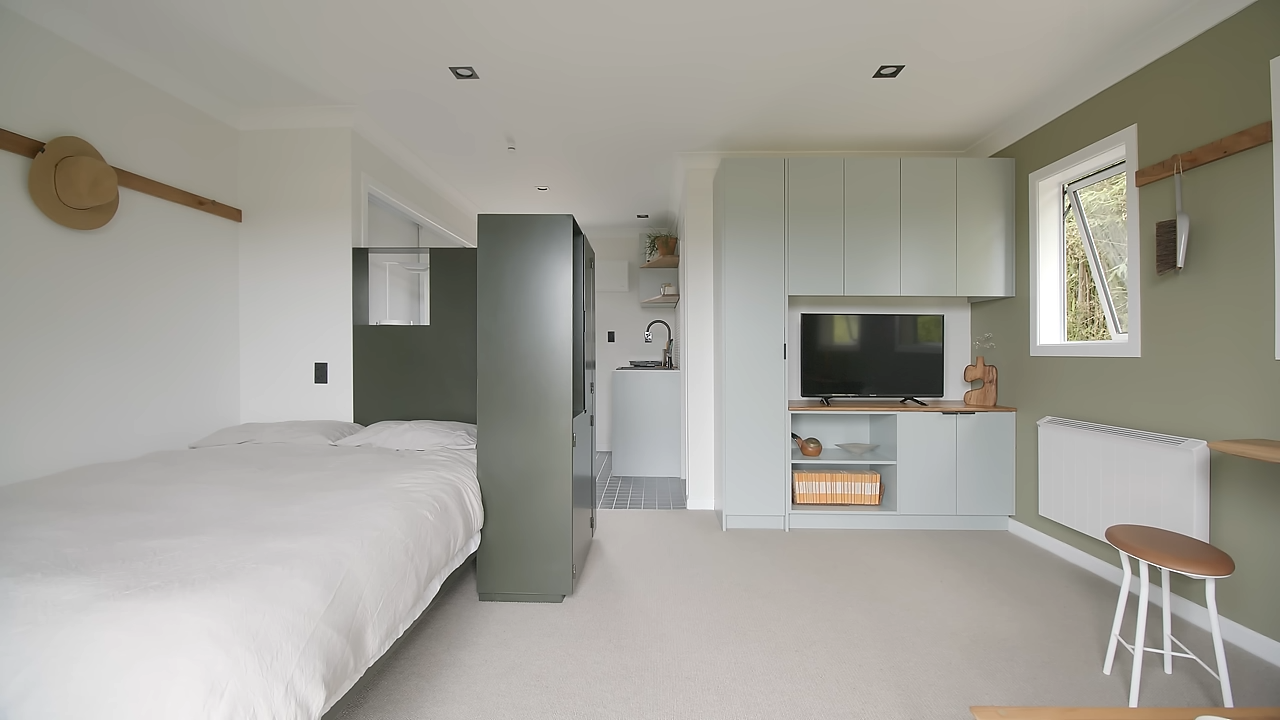 What makes this tiny apartment feel so calm – and so precise