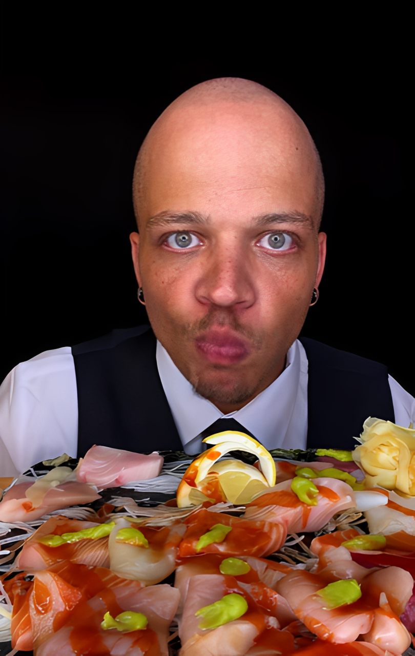 Spice King fresh sashimi platter