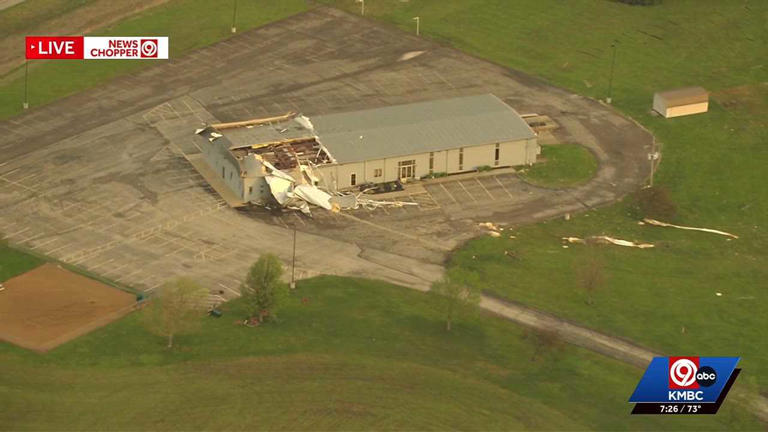 News Chopper 9 surveys damage after tornado-warned storms Monday