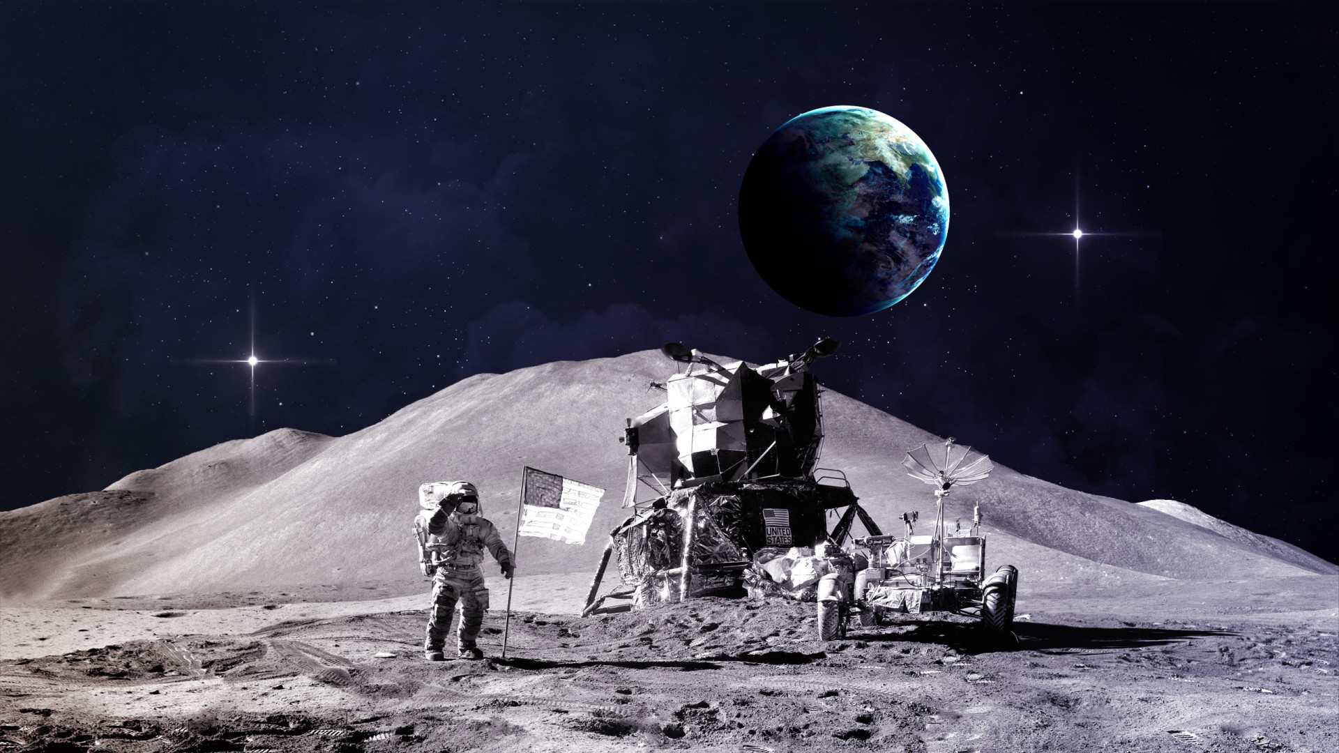 Is the United States building a base on the moon?
