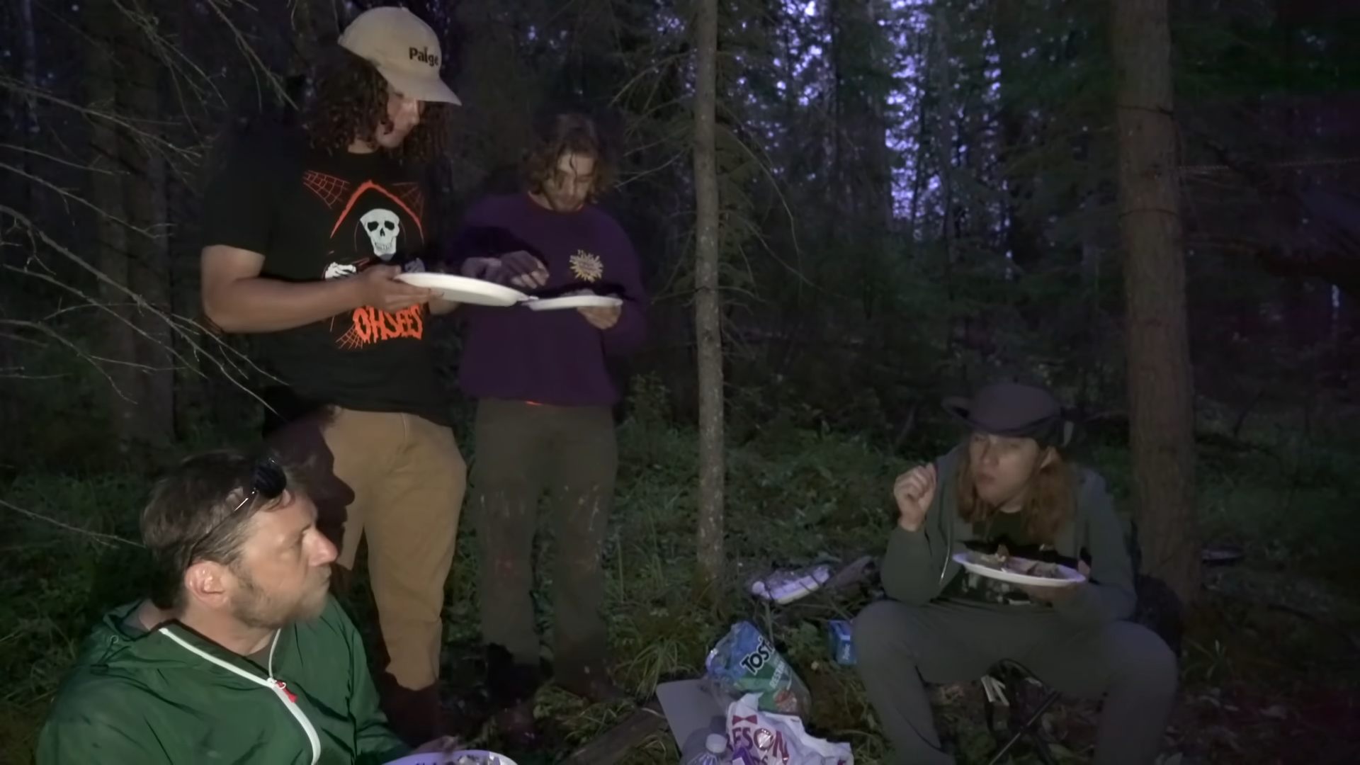 We snuck into the woods to stealth camp... then police arrived