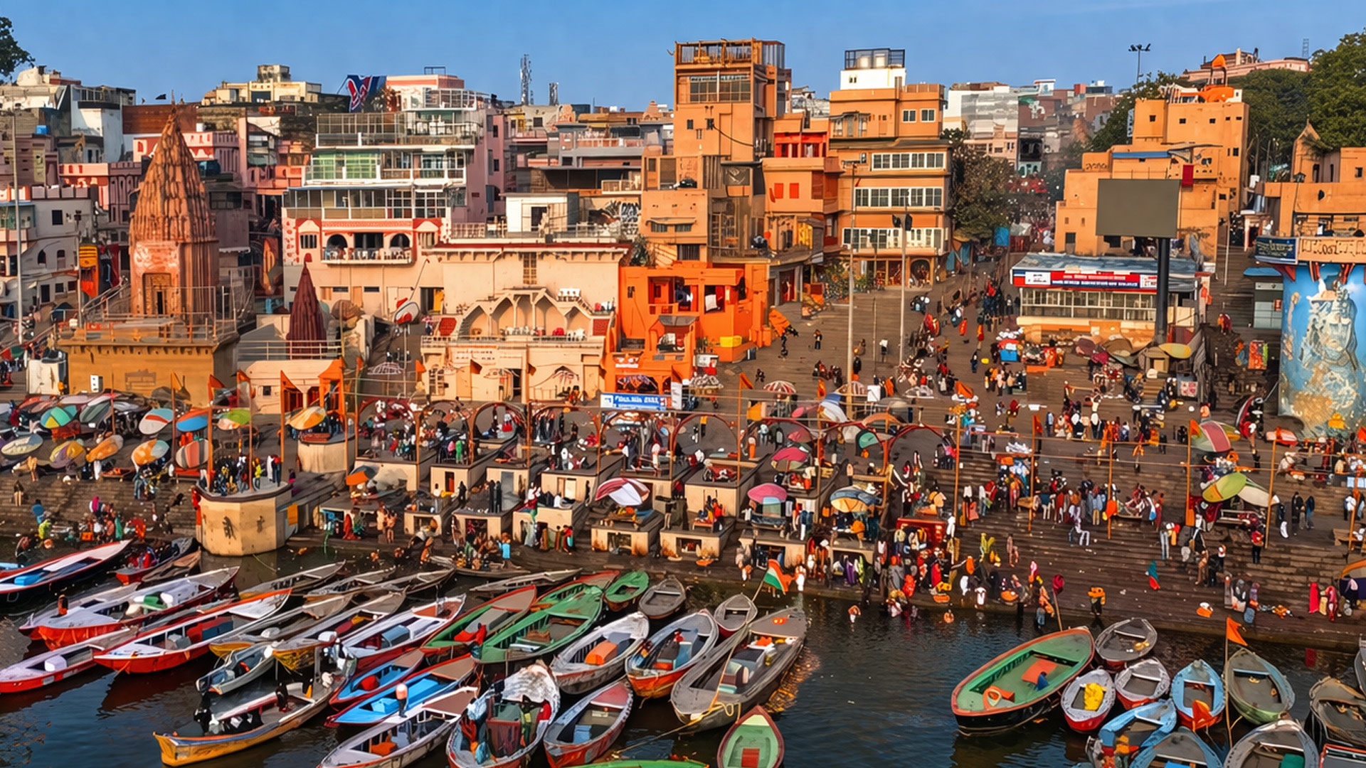 This city never stops moving along the river