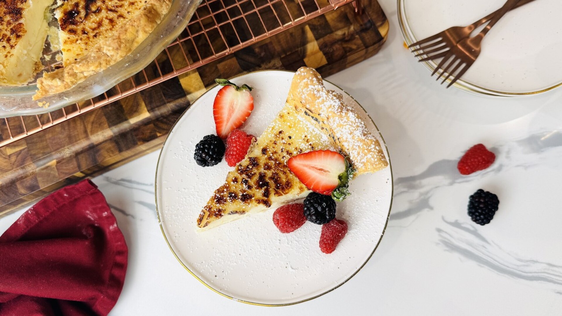 Old-fashioned sugar cream pie recipe