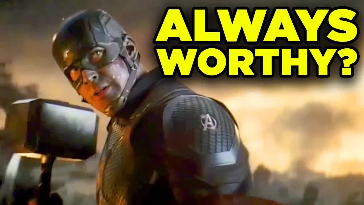 Avengers Endgame CAP MJOLNIR scene breakdown! Always worthy?