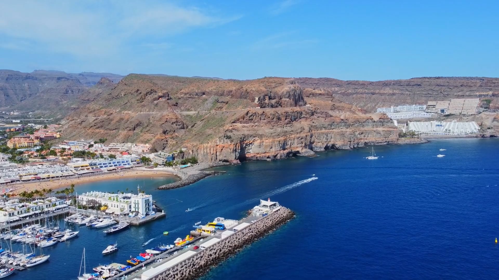 Puerto de Mogán: Drone views of Gran Canaria's 'Little Venice'