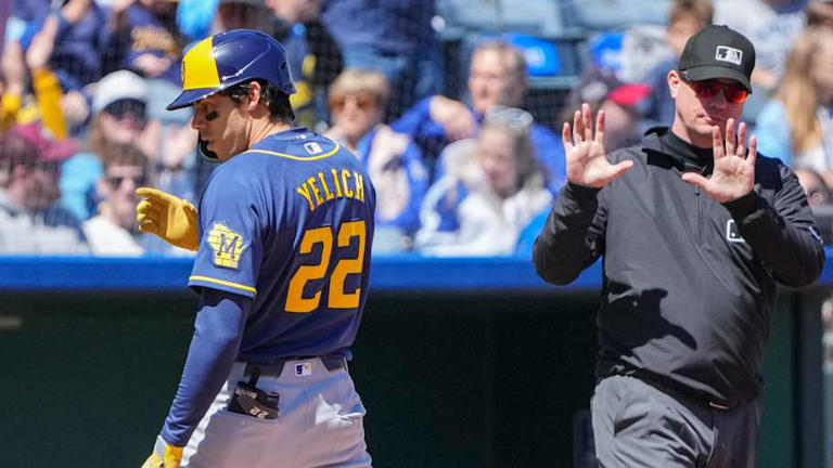 Brewers lose Christian Yelich to injury amid slew of roster moves
