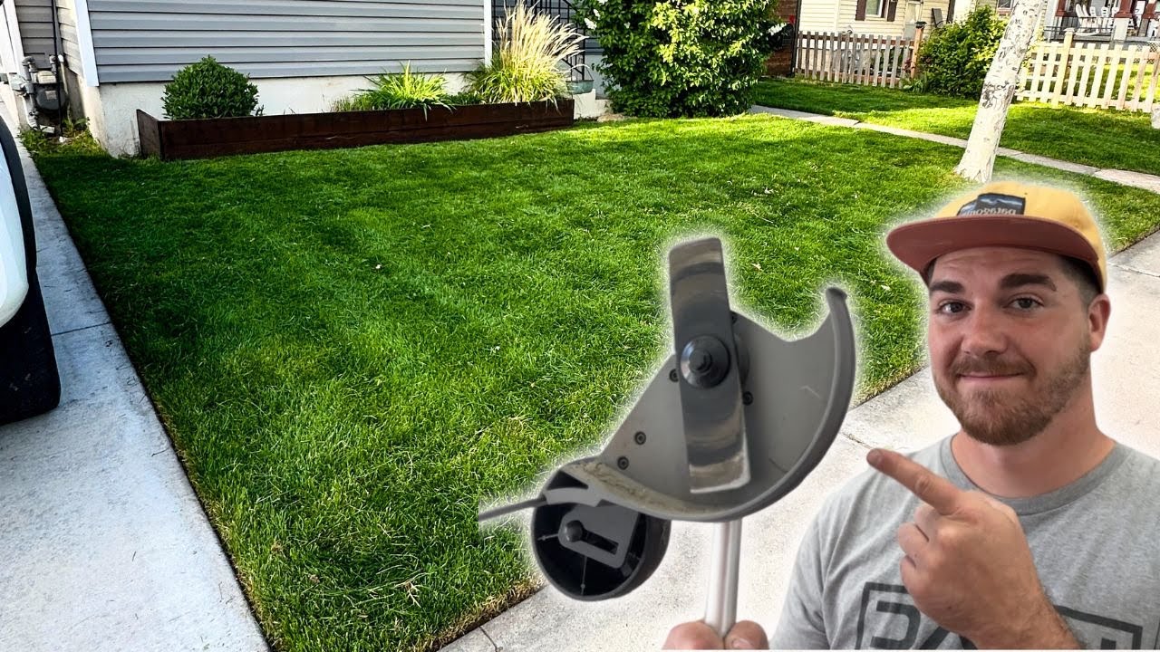 I edge my lawn like a pro 🌿