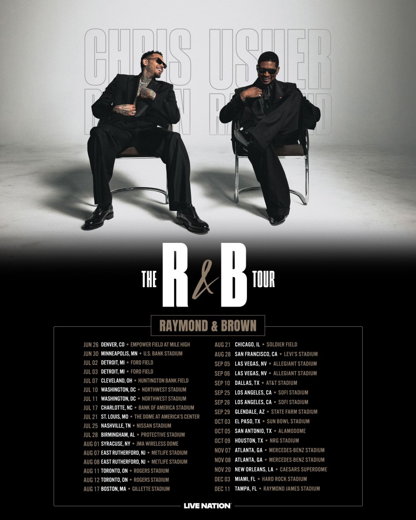 Usher and Chris Brown tour announces dates